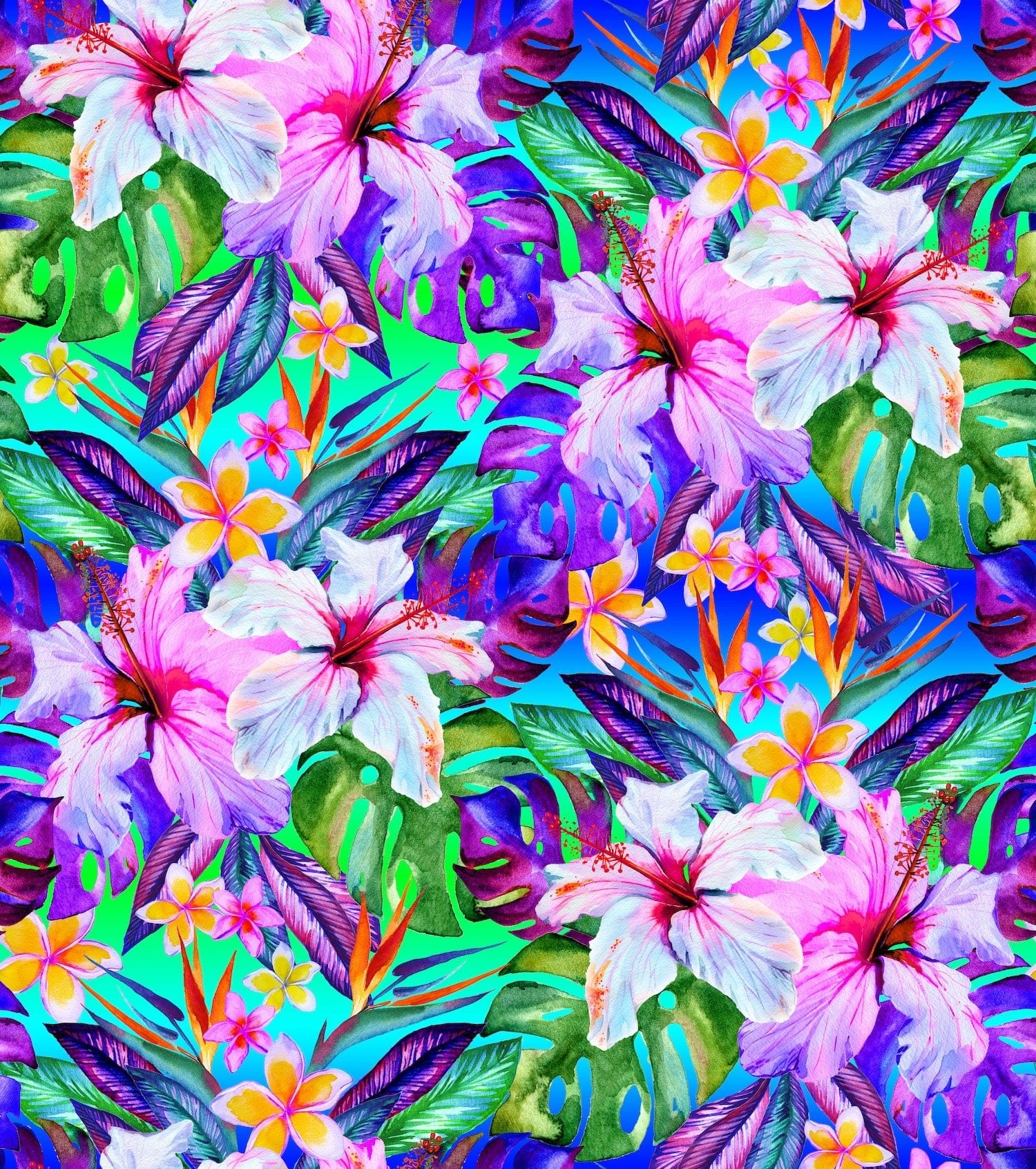 2024 Sexy Blue Tropicana Berry Beachy Swimwear Bra Ruched Bikini