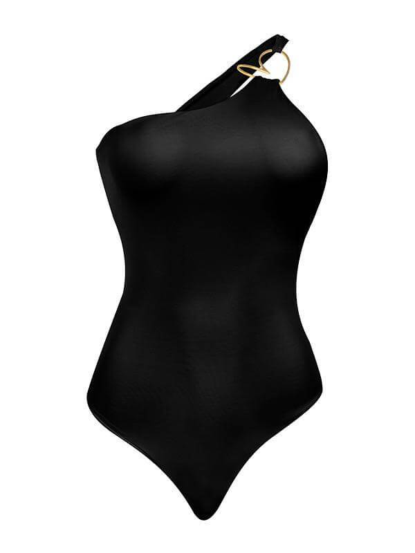 Sexy Bond Yellow Monokini Designer Women's One Piece Swimsuit