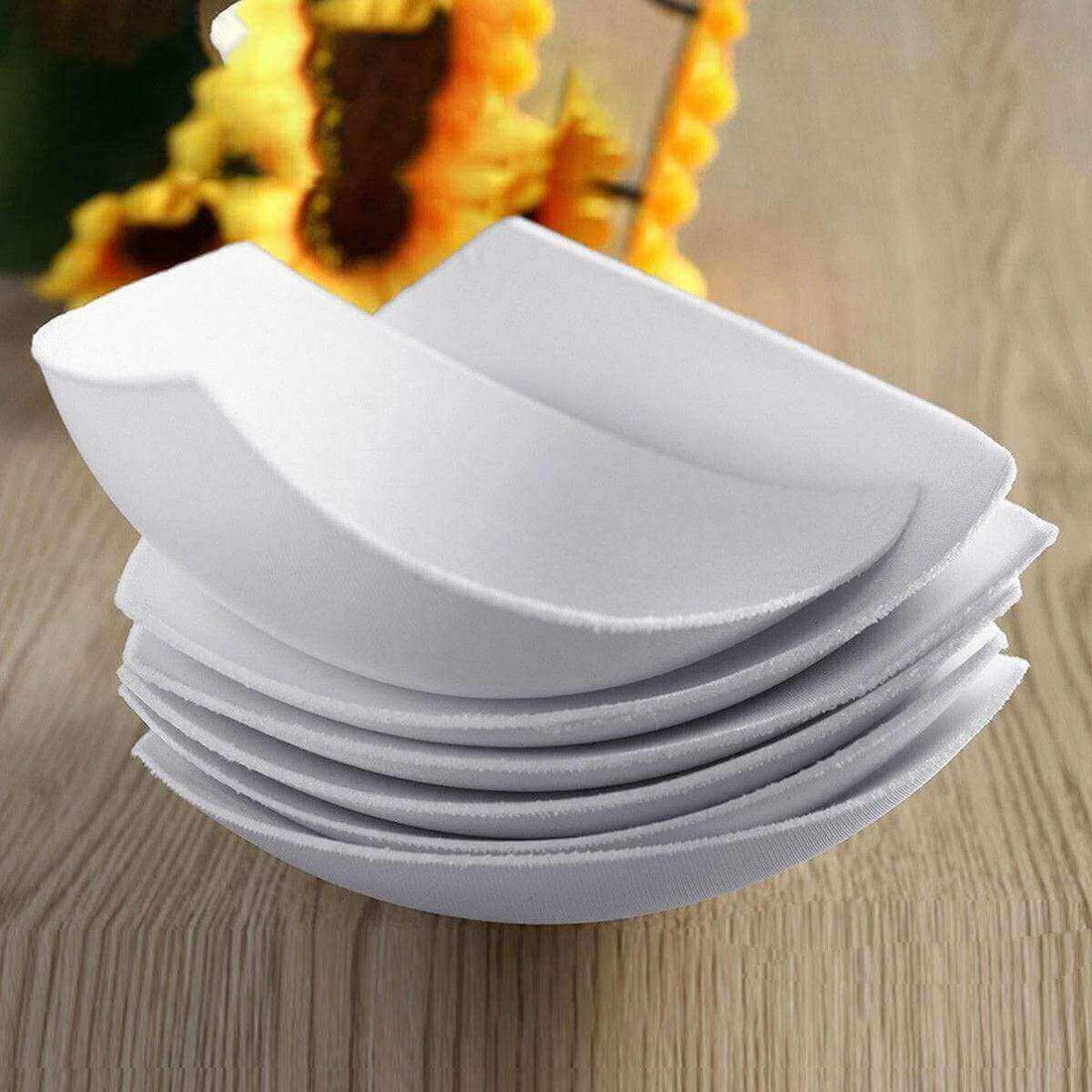 2024 White Insertable Molded Bikini Top Padding For Triangle Tops