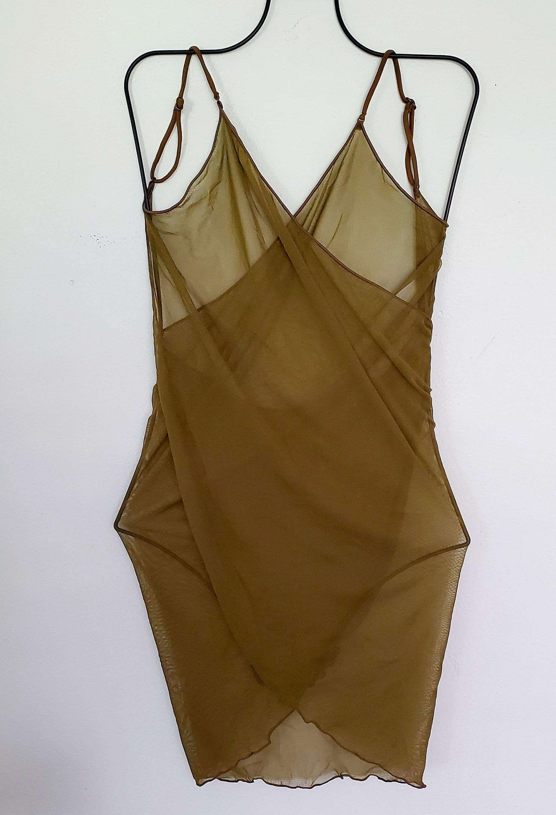 2021 Thaikila Multi-Function Green Chamoix Pareo Mesh Sarong Cover-Up